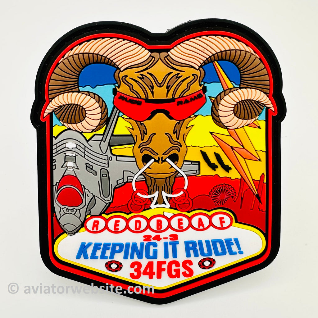 525 FS "Bulldog Nation" Raptor Driver Patch | AVIATORwebsite
