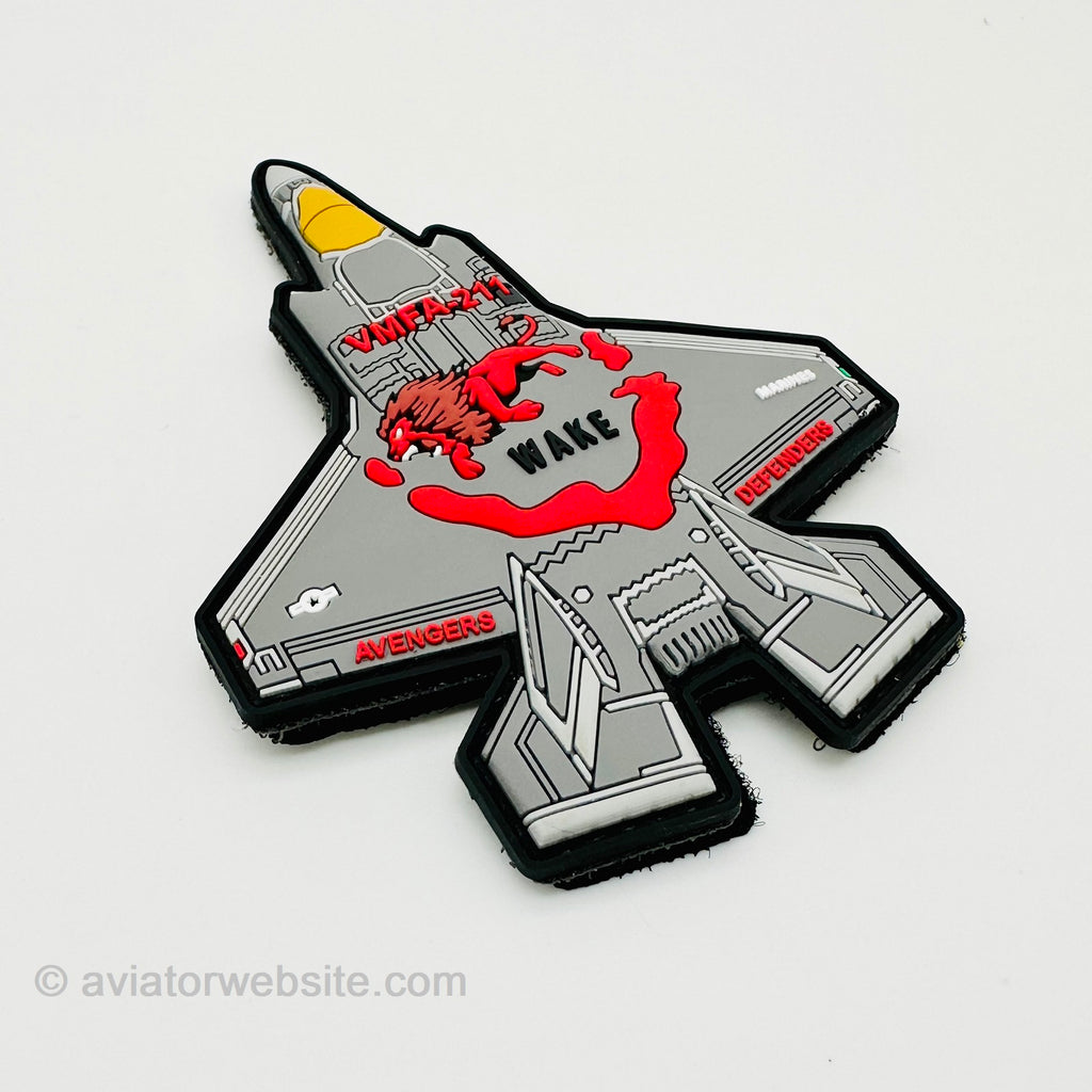 VMFA-211 "Wake Island Avengers" F-35B Lightning II PVC Patch ...