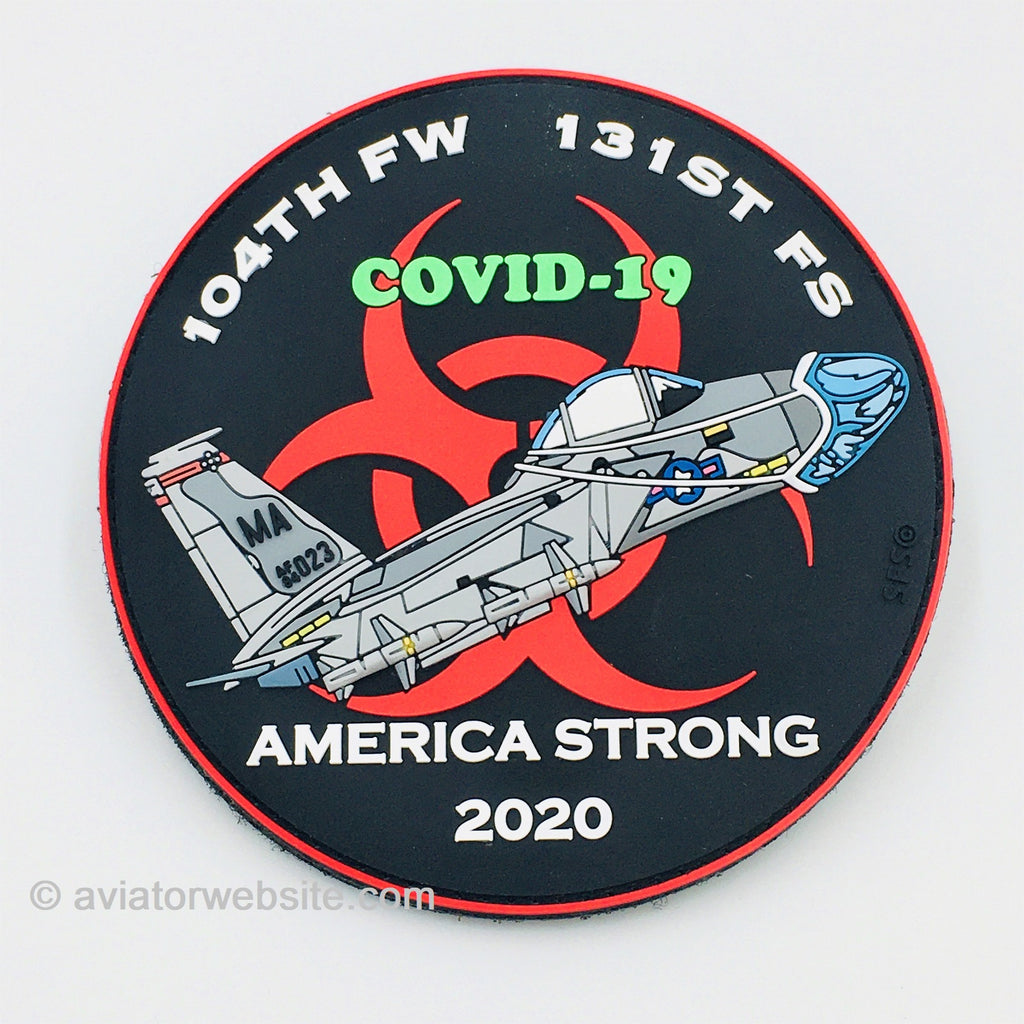 131st Fighter Squadron COVID Patch | AVIATORwebsite