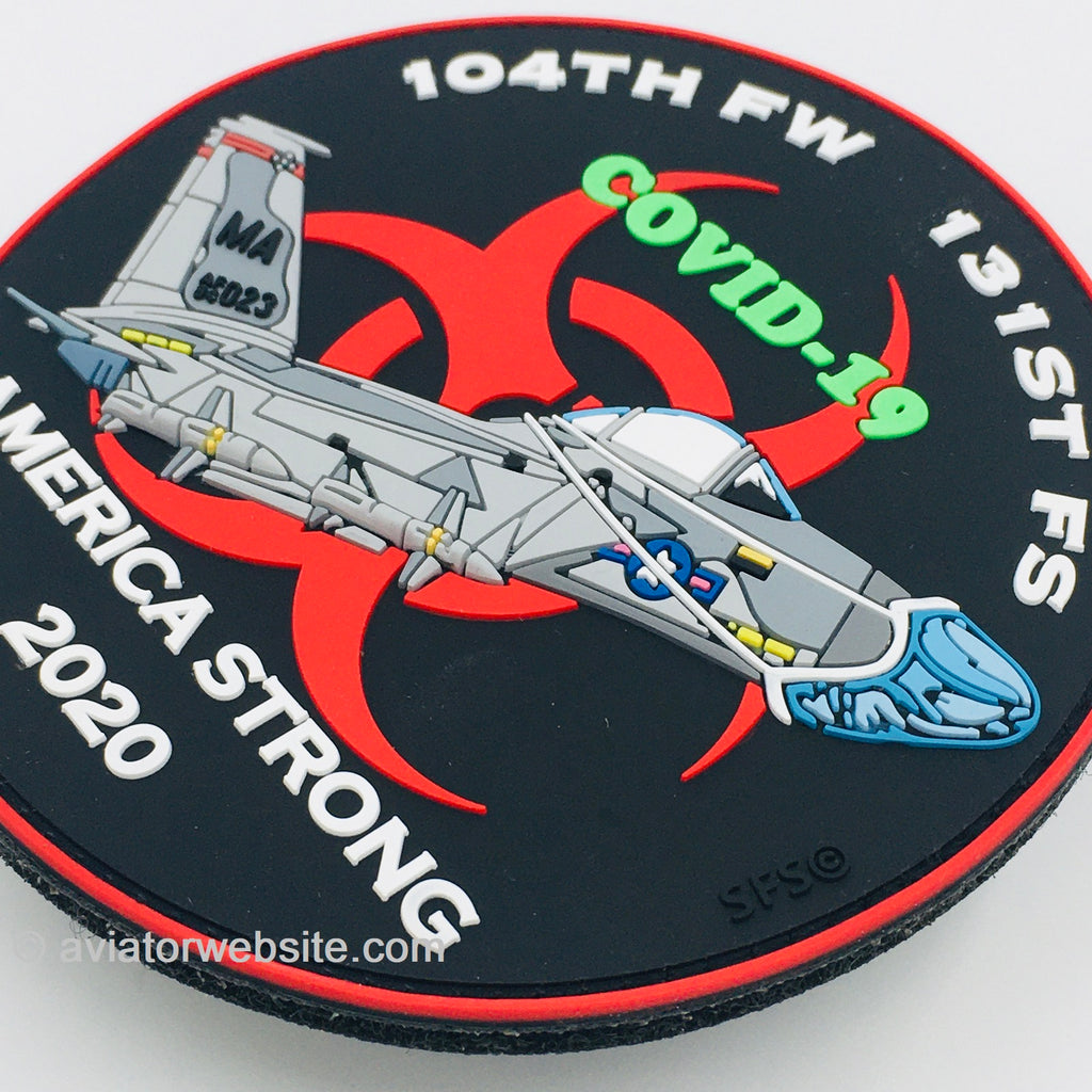 131st Fighter Squadron COVID Patch | AVIATORwebsite