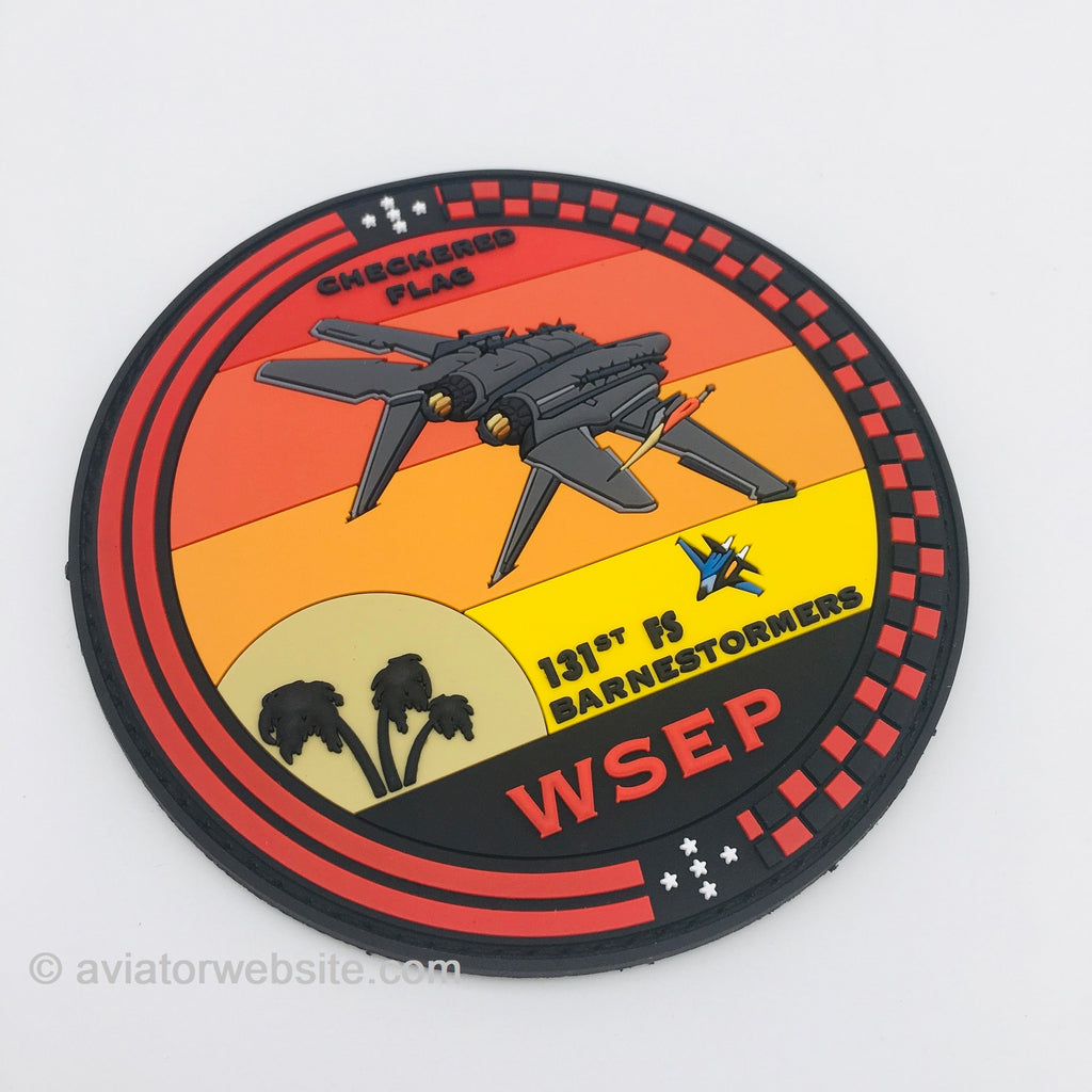131st Fighter Squadron "2022 Checkered Flag" PVC Patch | AVIATORwebsite