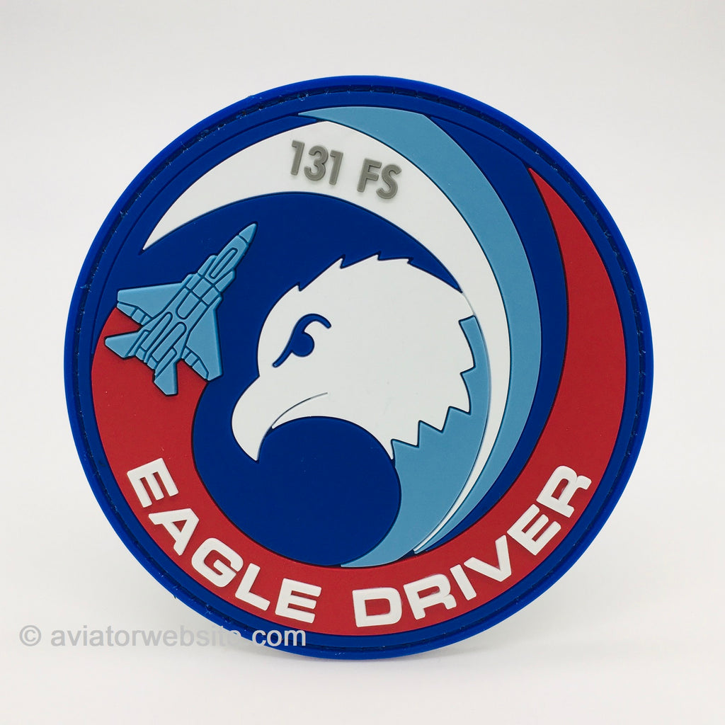 131 FS F-15 "Eagle Driver" PVC Patch | AVIATORwebsite