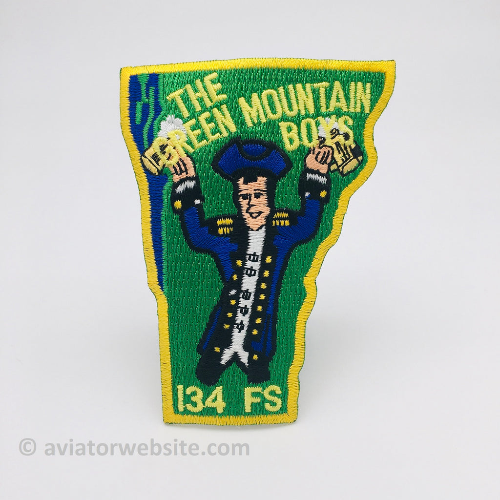 134 FS Vermont ANG "Green Mountain Boys" 2018 PATCH | AVIATORwebsite