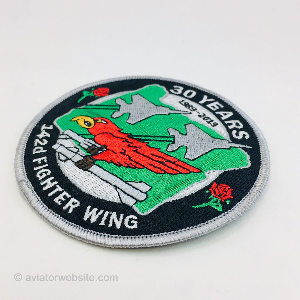 142d Fighter Wing "30 Years" Patch | AVIATORwebsite