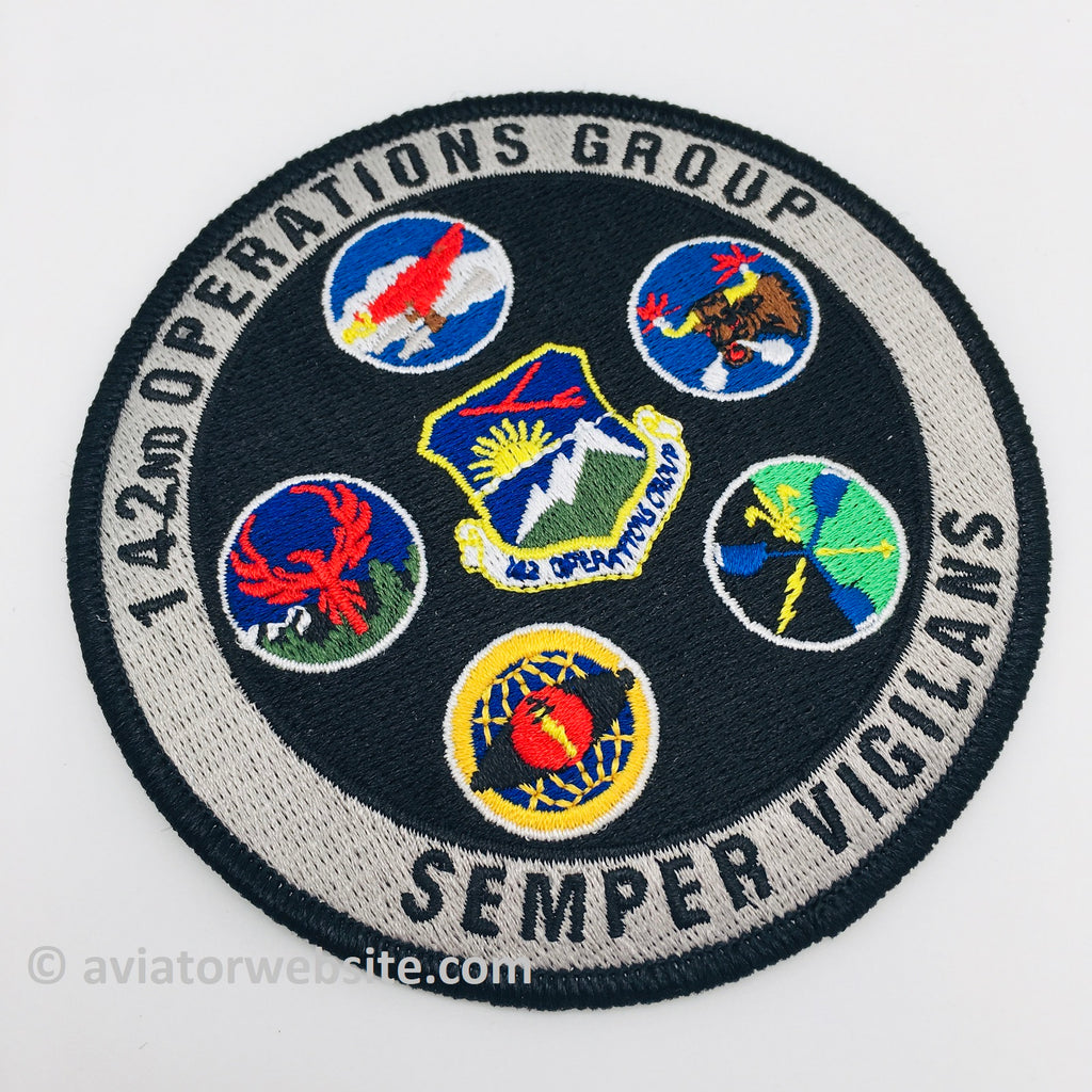 Oregon ANG 142nd Wing Gaggle Patch | AVIATORwebsite