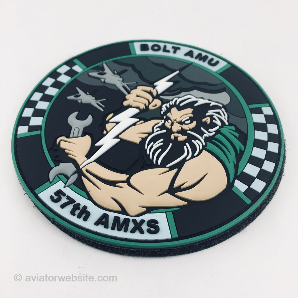 57th AMXS F-35 Patch "BOLT AMU" | AVIATORwebsite