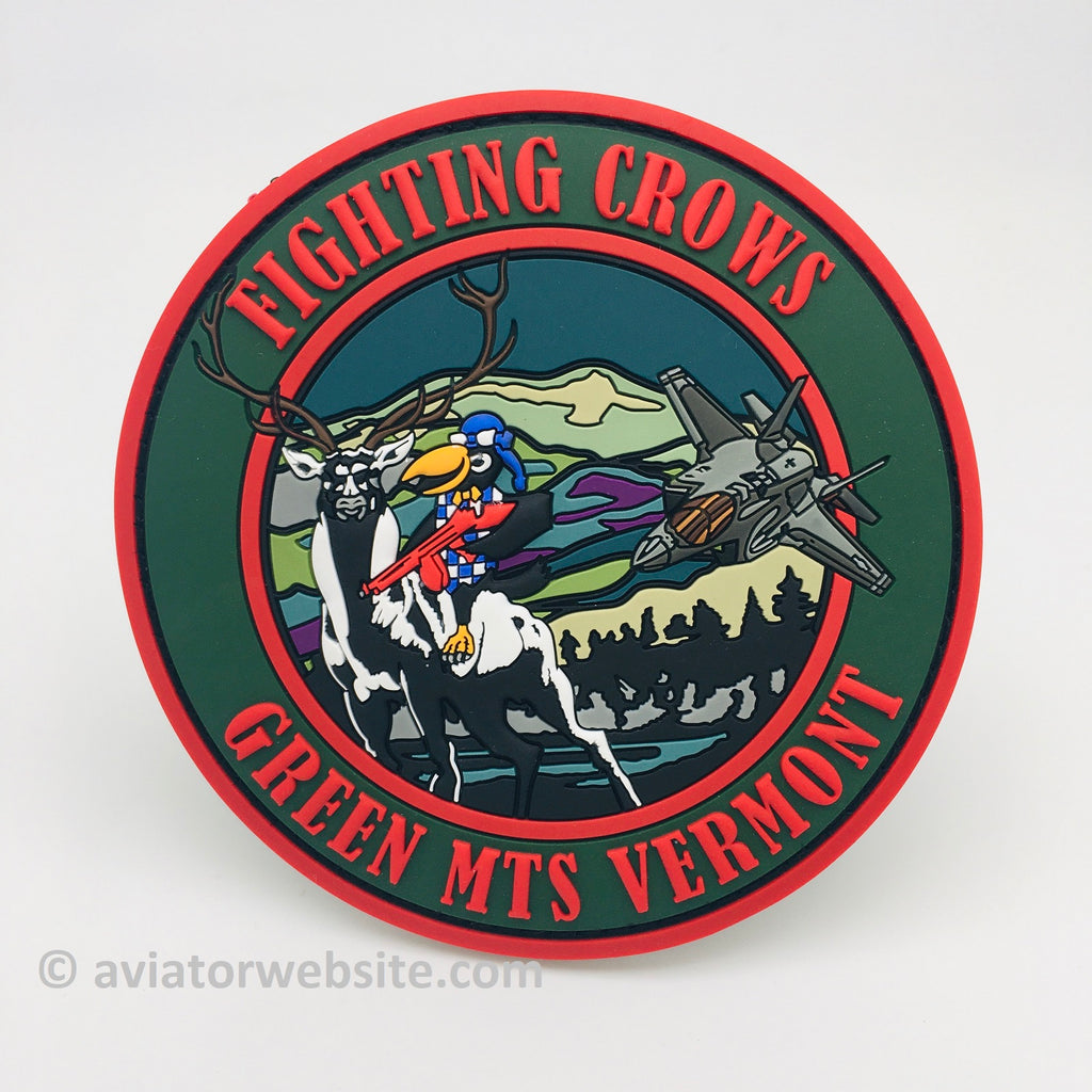 60FS "Fighting Crows" 2022 Vermont F-35 Patch | AVIATORwebsite