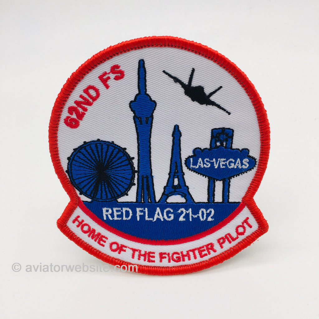 62nd Fighter Squadron Red Flag Patch 2021 | AVIATORwebsite