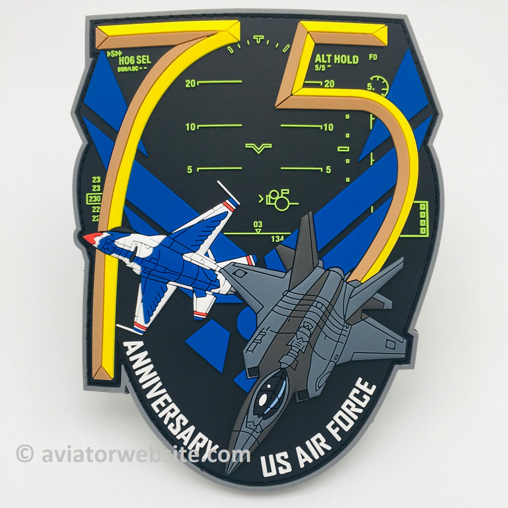 USAF 75 YEAR ANNIVERSARY Patch | AVIATORwebsite