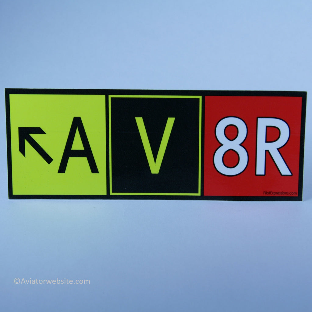 Sticker - AV8R "Aviator" | AVIATORwebsite