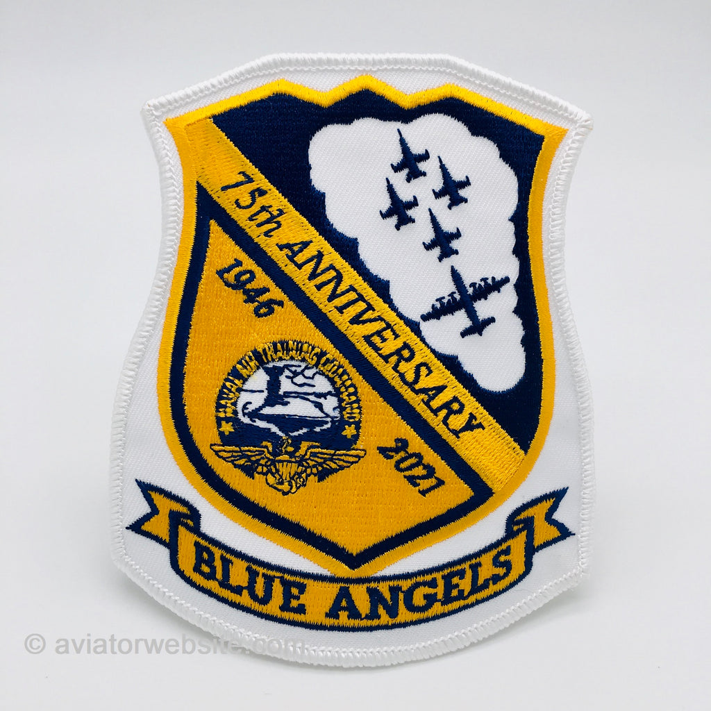 2021 Original Blue Angels 75th Anniversary Patch | AVIATORwebsite