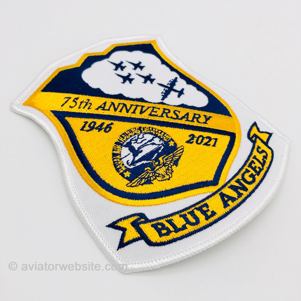 2021 Original Blue Angels 75th Anniversary Patch | AVIATORwebsite