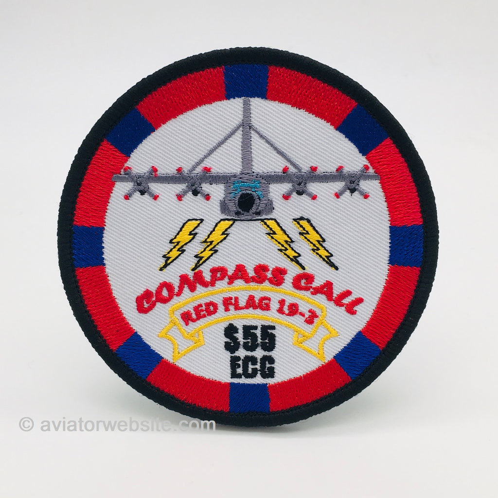 55th ECG "Compass Call 2019 RED FLAG Patch | AVIATORwebsite