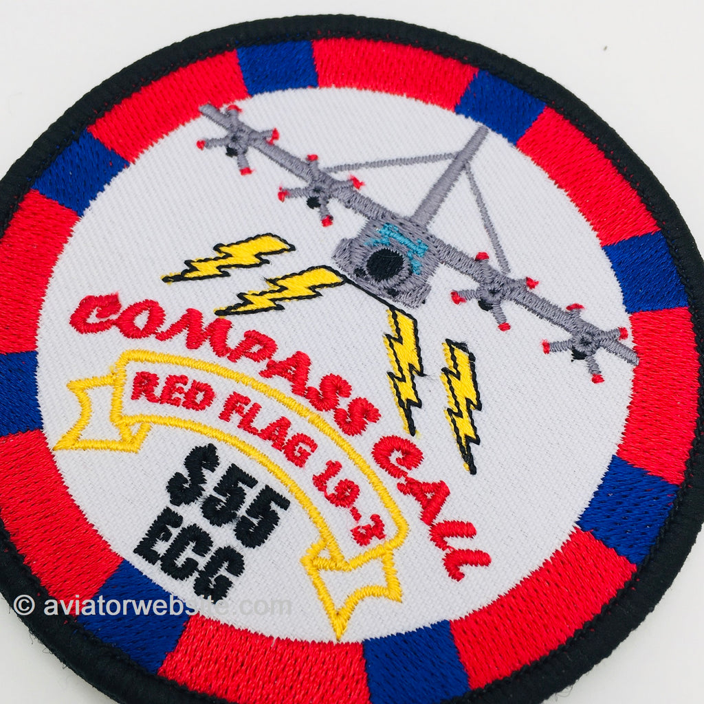 55th ECG "Compass Call 2019 RED FLAG Patch | AVIATORwebsite