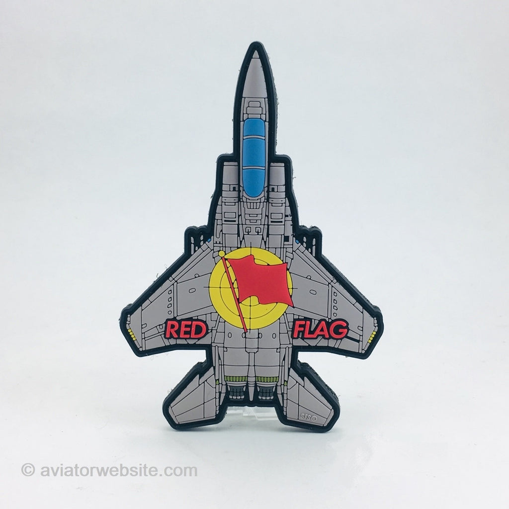 F-15 "RED FLAG" PVC Military Morale Patch - MP0171 | AVIATORwebsite