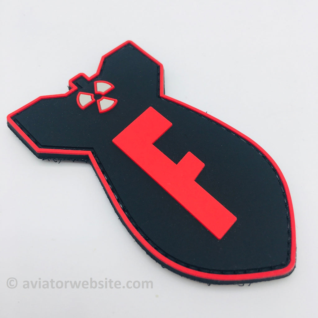F-Bomb - PVC Morale Patch | AVIATORwebsite