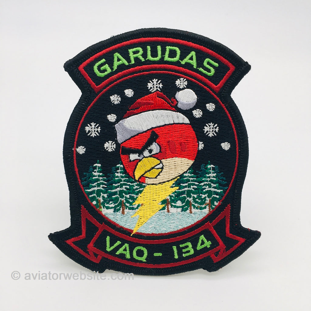 2013 VAQ-134 GARUDAS "Angry Bird Christmas" E/A-18G GROWLER Patch ...