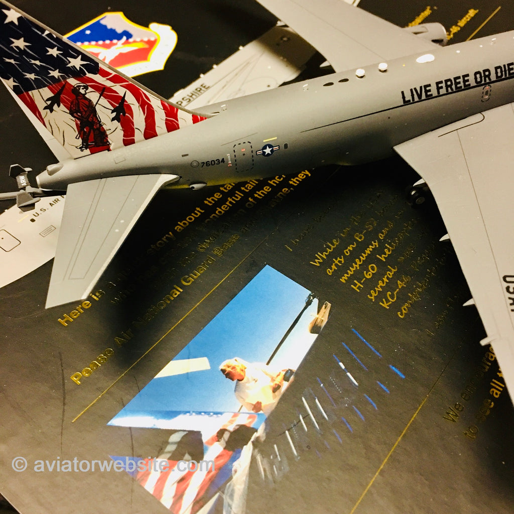 US Air Force KC-46A New Hampshire ANG, 1/200 Die Cast Model - 133 ARS | AVIATORwebsite