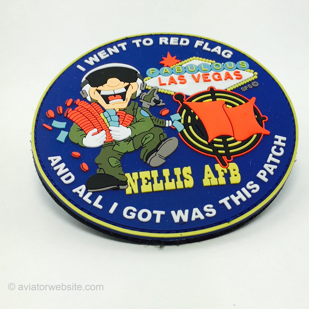 "I went to RED FLAG..." PVC Patch - MP0132 | AVIATORwebsite