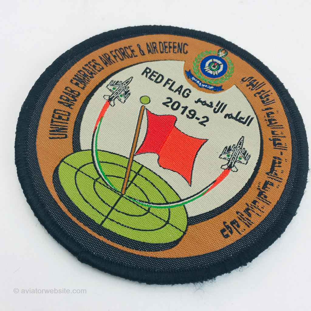 United Arab Air Force 2019 Red Flag Patch | AVIATORwebsite