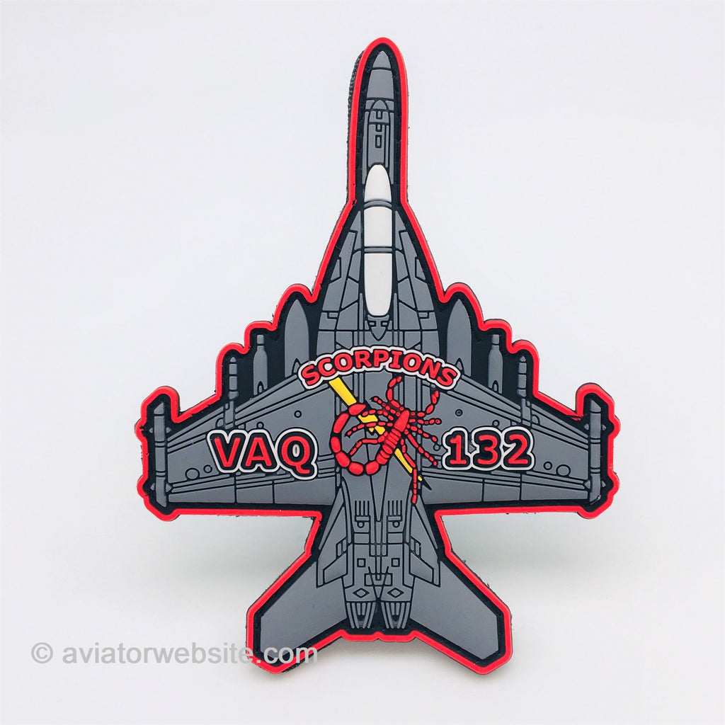 2022 VAQ-132 "Scorpions" EA-18G Growler Patch | AVIATORwebsite
