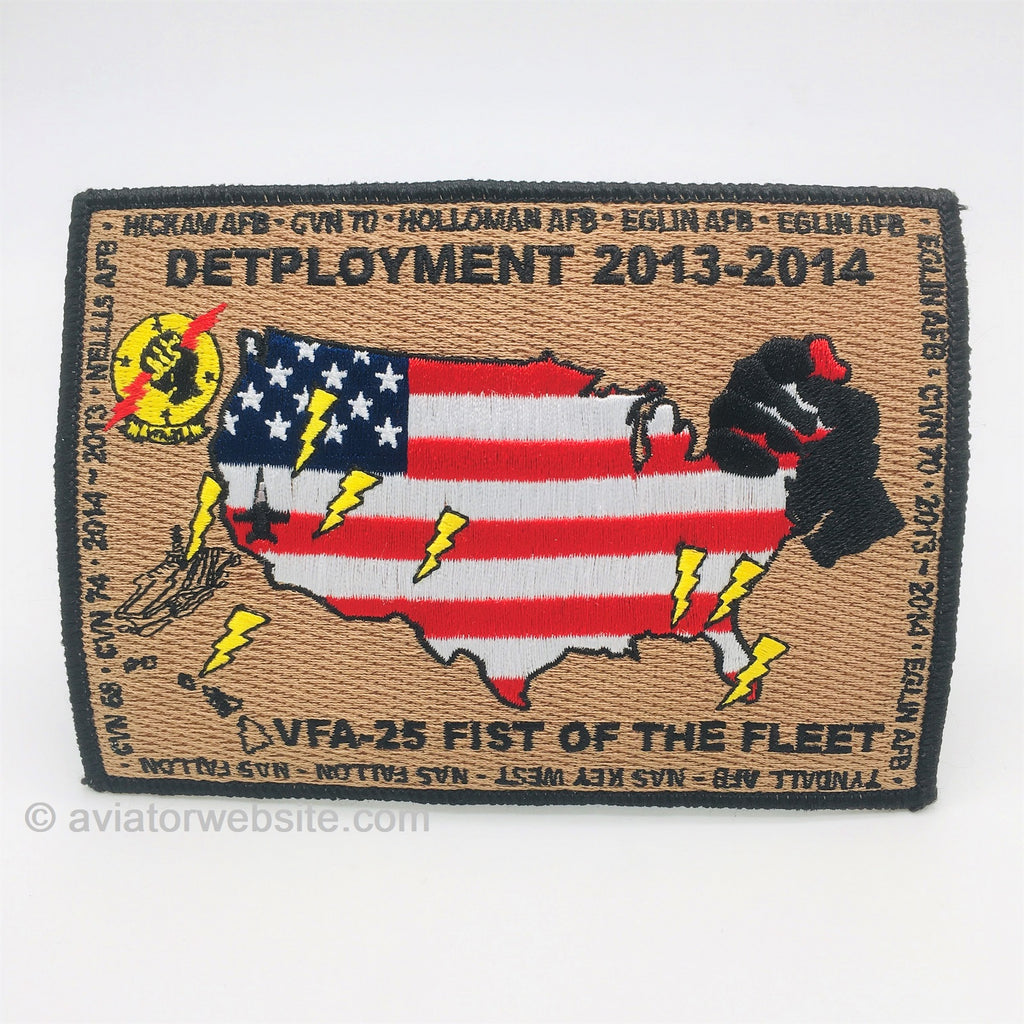 VFA-25 "DETPLOYMENT 2013-2014" Patch | AVIATORwebsite