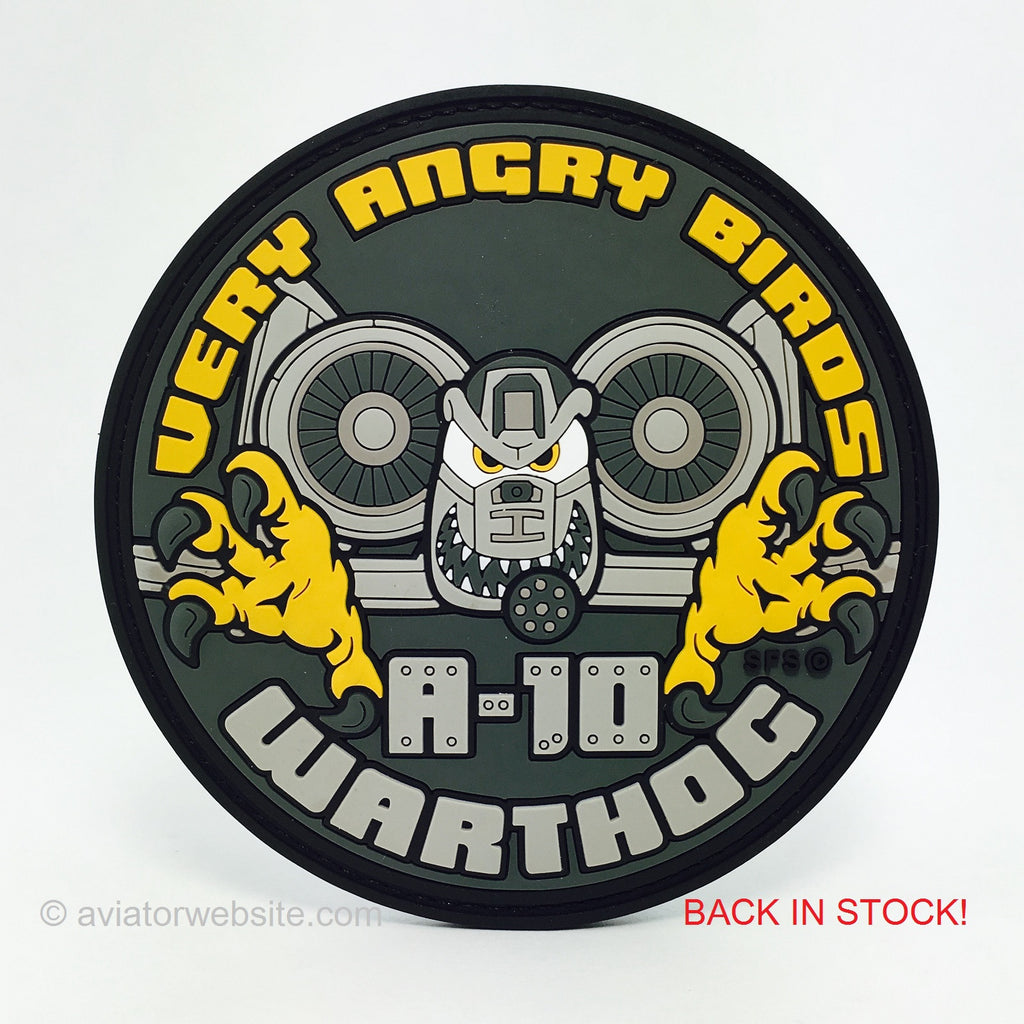 "Very Angry Birds" A-10 Thunderbolt Patch | AVIATORwebsite