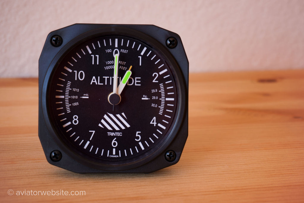 Desk Alarm Clock, Altimeter | AVIATORwebsite