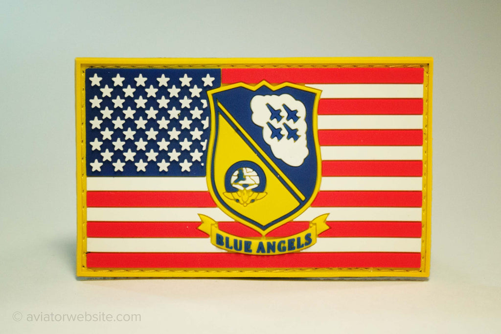 Blue Angels Patch with US Flag | AVIATORwebsite