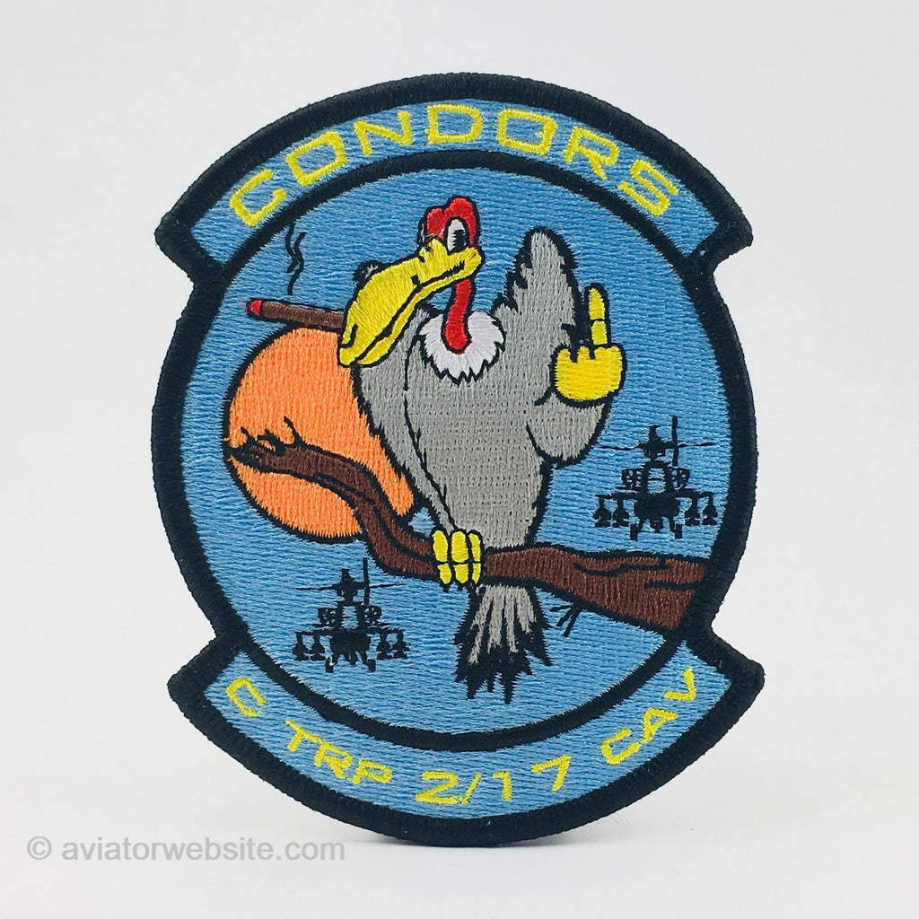 2 / 17th AIRCAV C-Troop "CONDORS" Patch | AVIATORwebsite