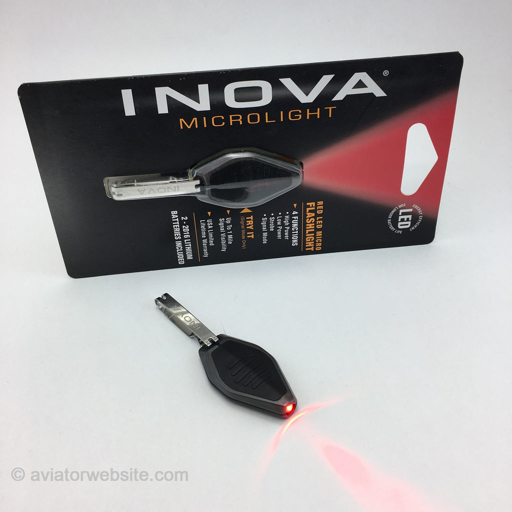 RED LED, NITE IZE INOVA MICROLIGHT | AVIATORwebsite