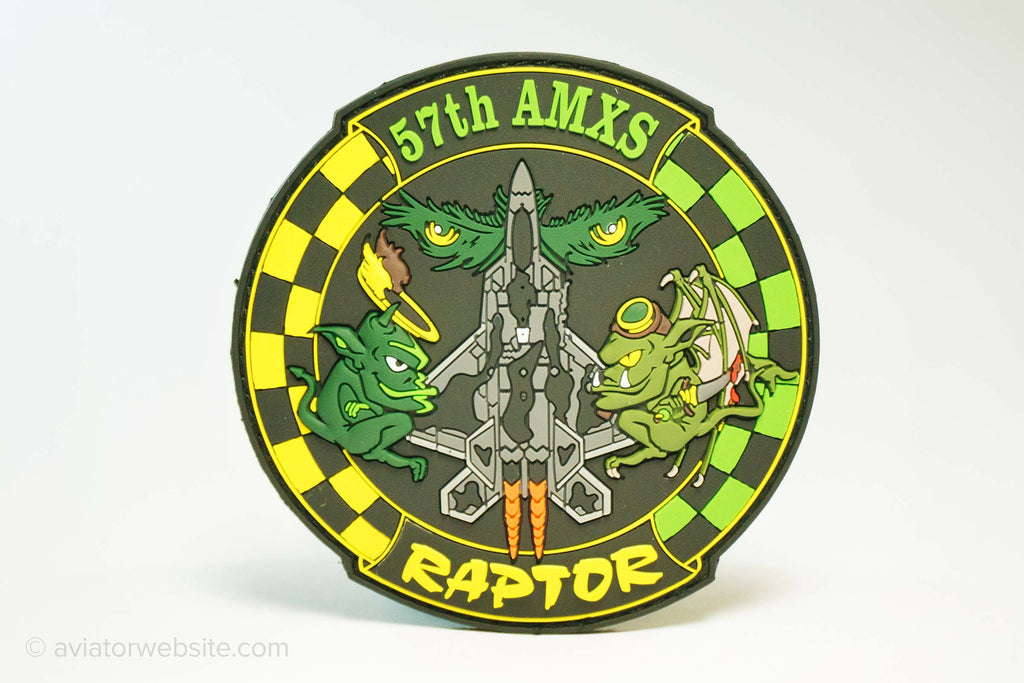 57th AMXS Patch "Raptor" | AVIATORwebsite