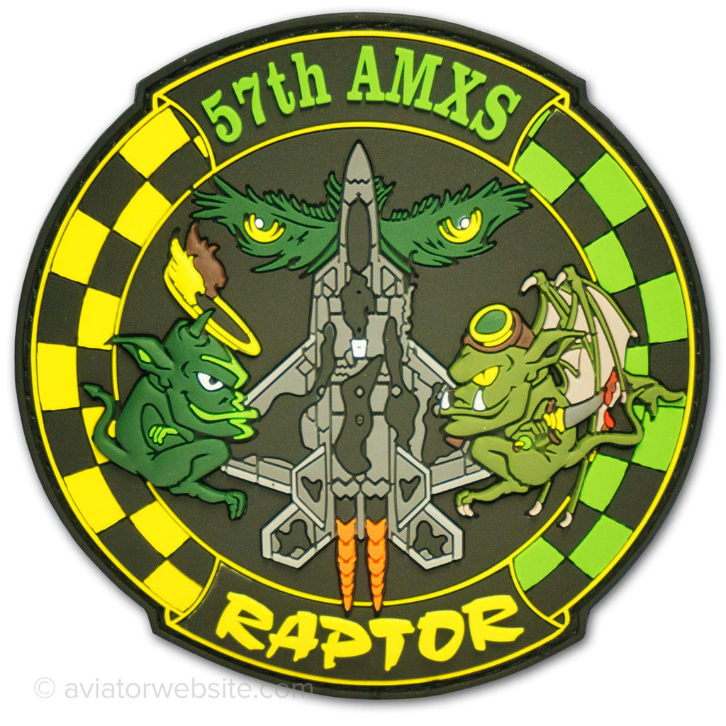 57th AMXS Patch "Raptor" | AVIATORwebsite