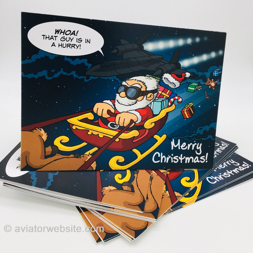 Aviation Christmas Cards for pilots and airplane geeks | AVIATORwebsite